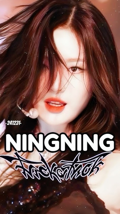 NINGNING "Trick or Trick" fancam at MBC Gayo Daejejeon 2023 #NINGNING 🦋🐯 #닝닝 #宁艺卓 #AESPA #에스파 ...