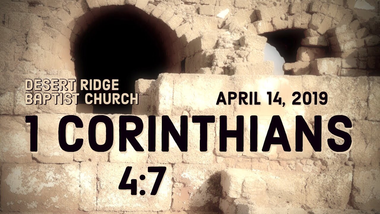 "Live In Light Of God's Grace" | 1 Corinthians 4:7 | 04-14-19 - YouTube