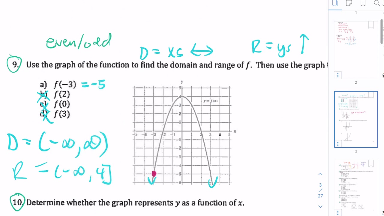 Semester Exam Rev Part 3 PreCalculus - YouTube