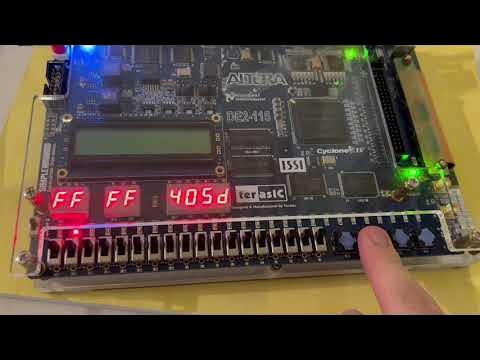 Picorv32 a RISC-V architecture Processor with Avalon System bus demo on DE2-115 FPGA . - YouTube