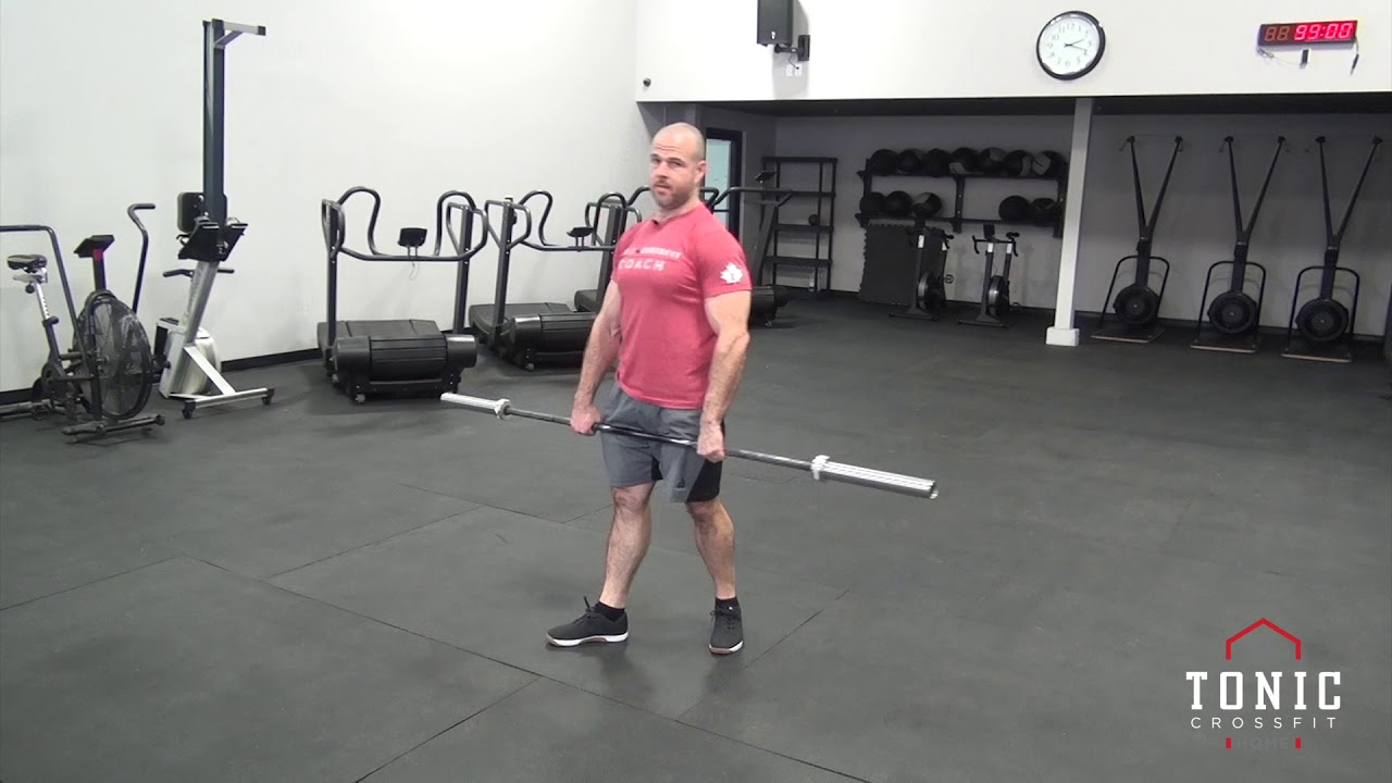 BB Upright row - par Tonic CrossFit - YouTube
