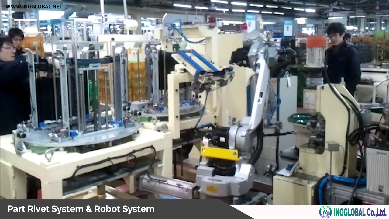 AUTOMATION_Part Rivet System & Robot System - YouTube