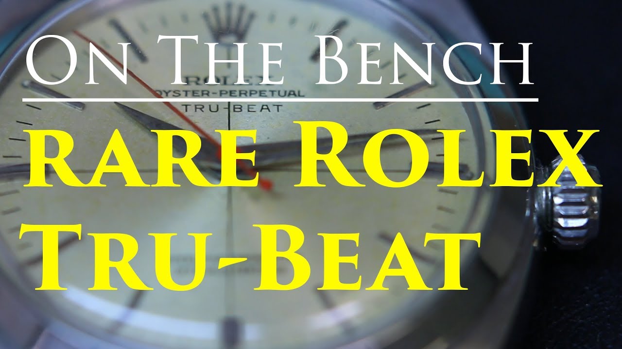 On the Bench: Rolex Tru-Beat, reviving a rare complication! - YouTube