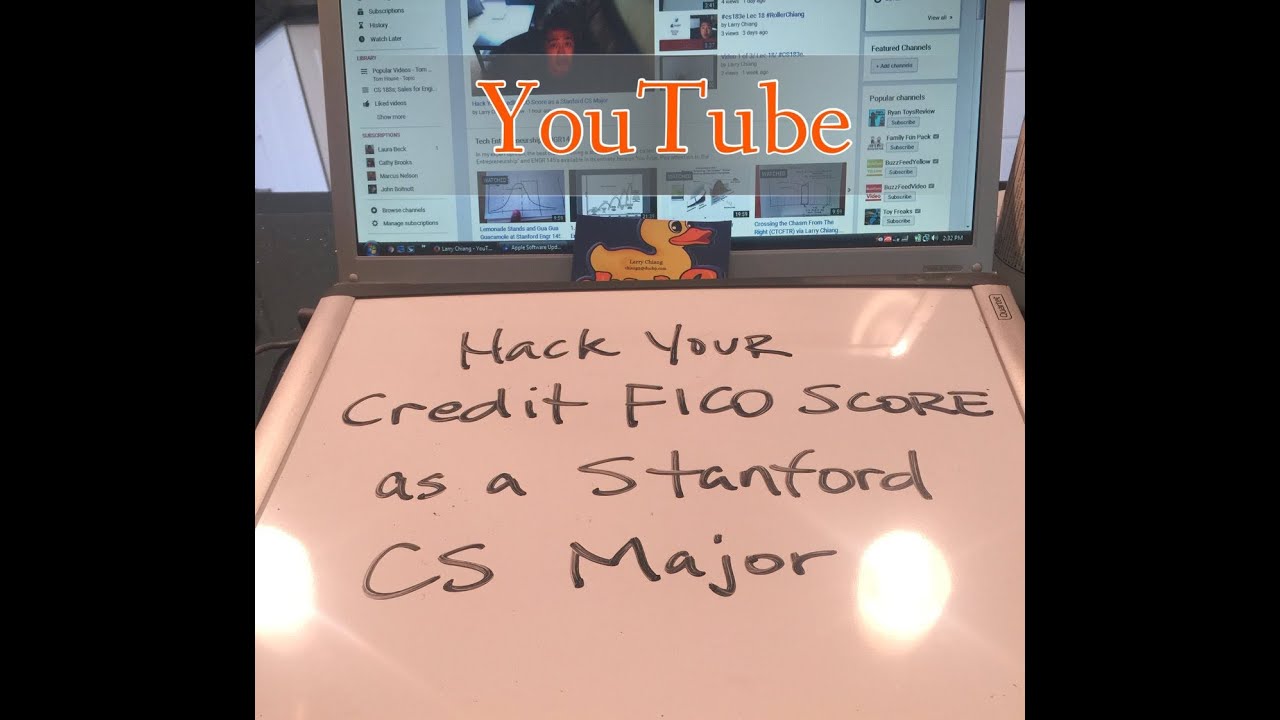 Hack Your Credit FICO Score as a Stanford CS Major - YouTube
