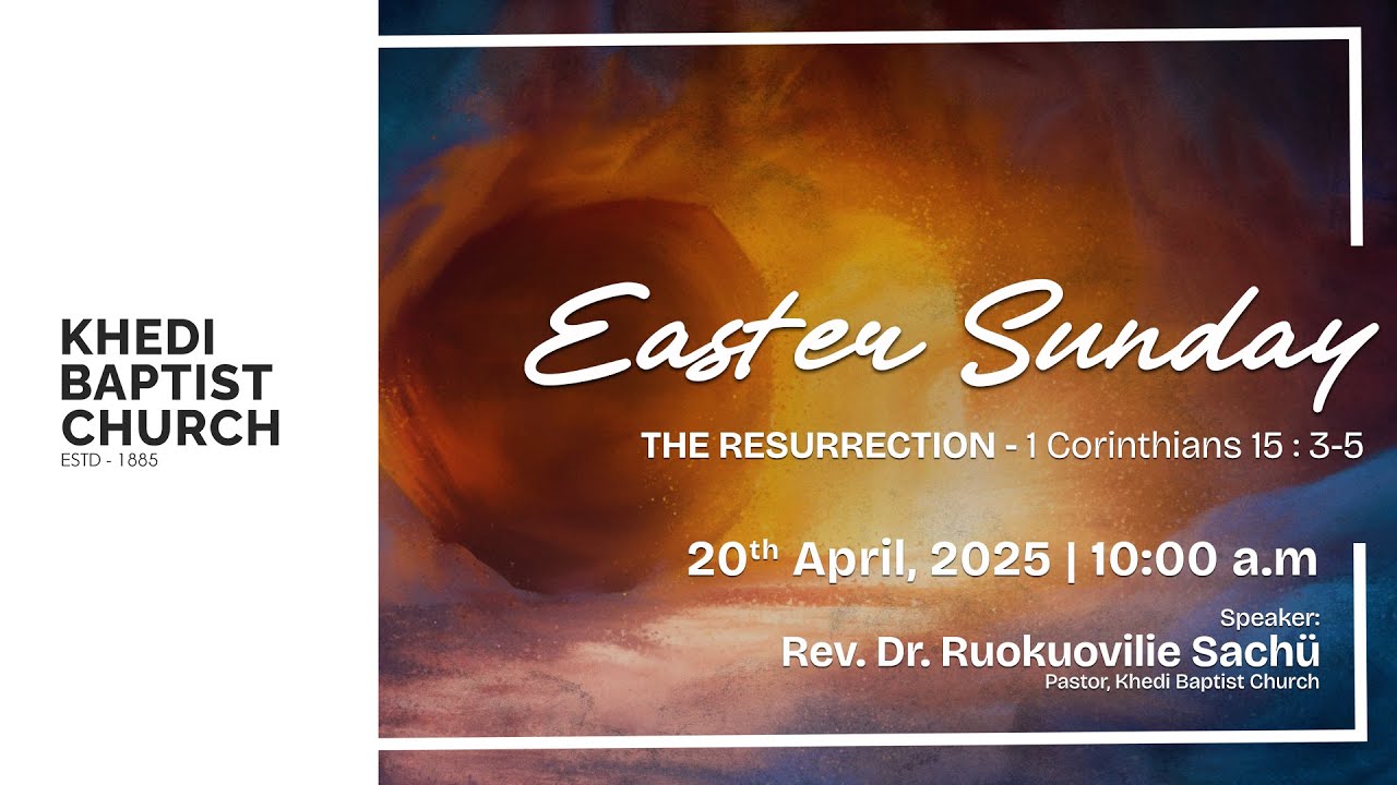 Easter Sunday - Live at Khedi Baptist Church - 20/04/2025 - YouTube