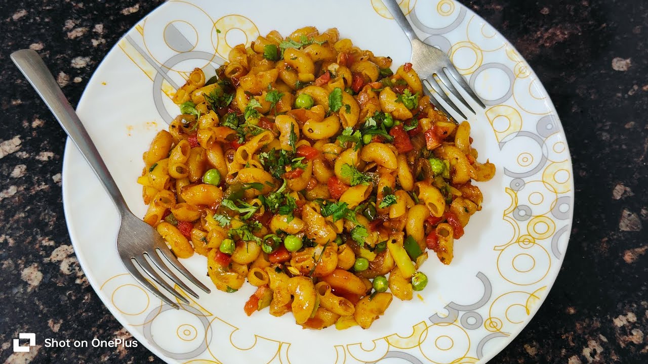 macroni ki recipe ( veg macroni indian style ) - YouTube