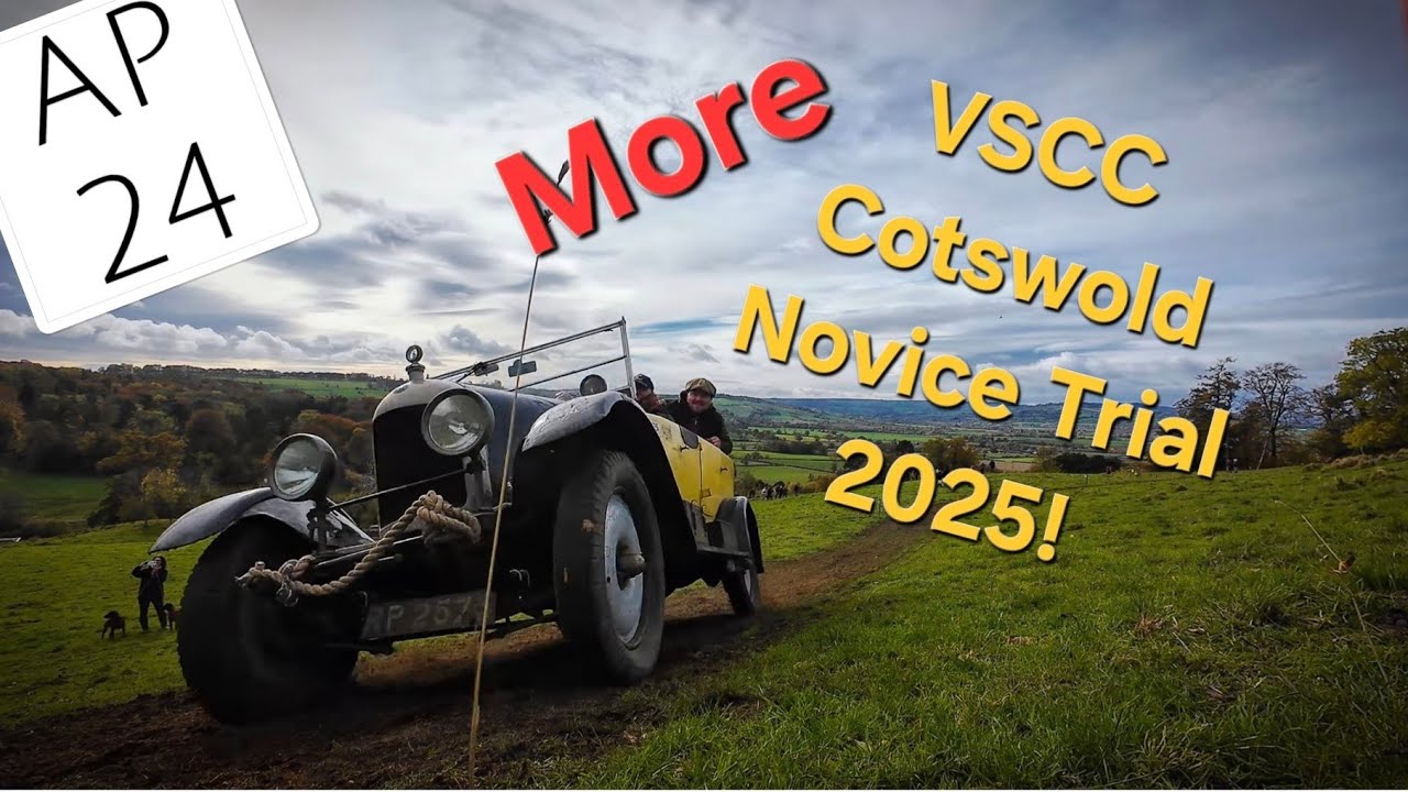 Thrilling VSCC Cotswold Novice Trial: Vintage Cars in Action! More ...