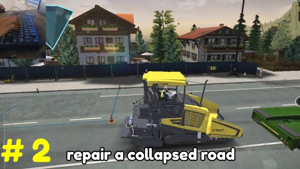 construction simulator 3 gameplay walkthrough - Road Construction ...
