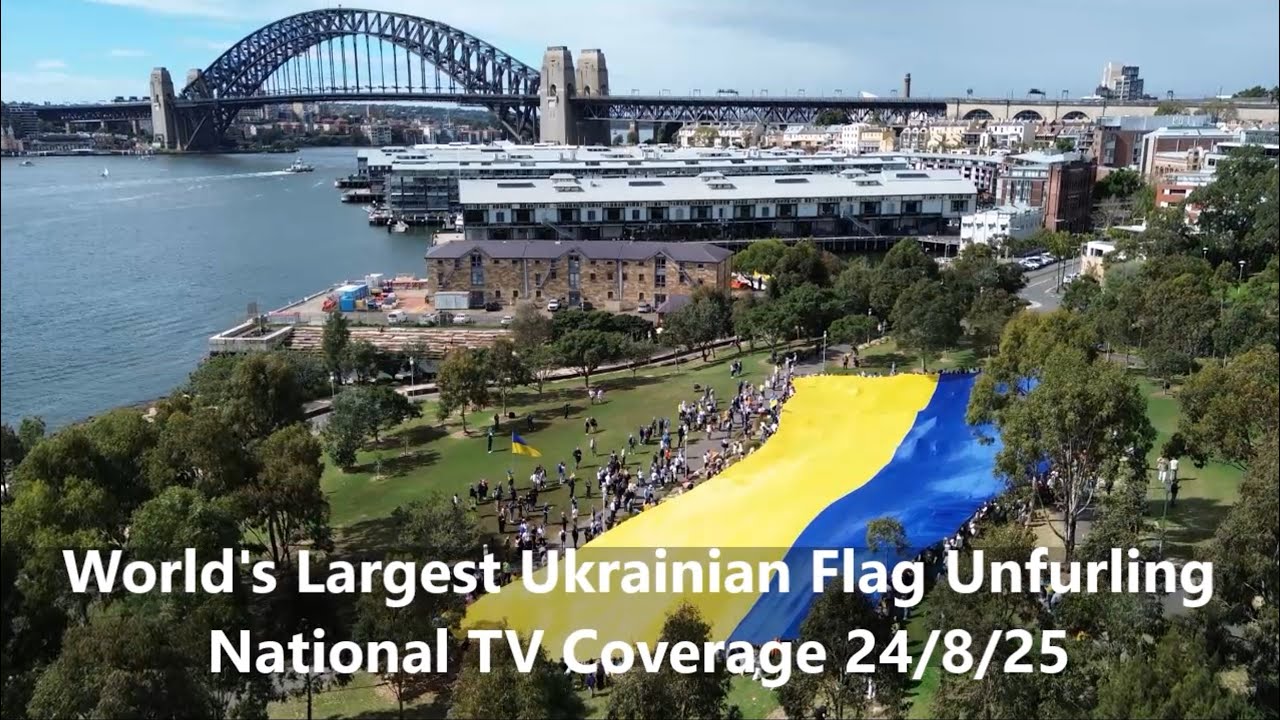 World's Largest Flag Unfurling 2025 - National Media Coverage - YouTube