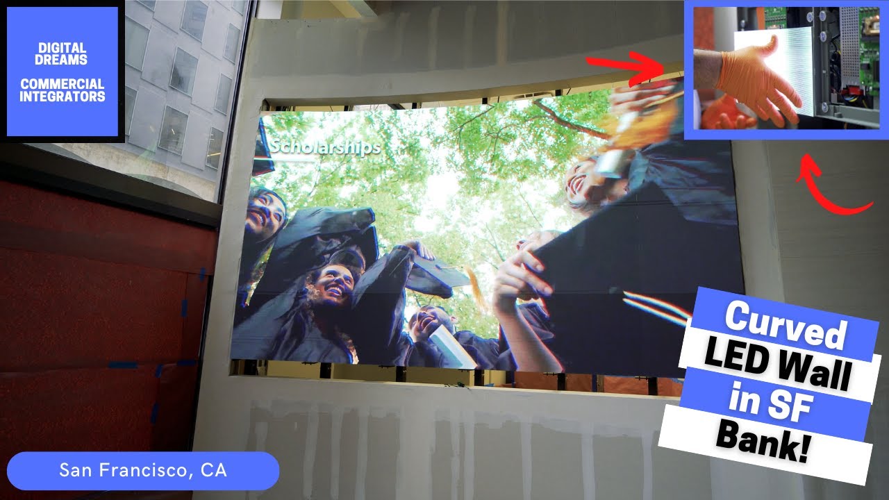 CURVED LED Wall!! | Digital Dreams - YouTube