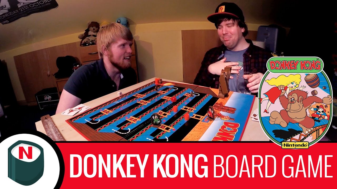 DONKEY KONG THE BOARD GAME - Board Game Thursdays with Nintendo Sushi ...