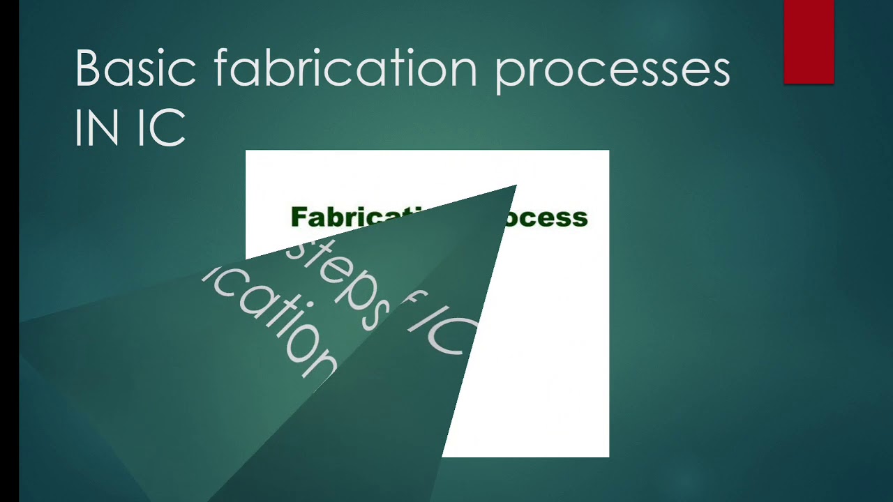 Basic steps of IC fabrication - YouTube