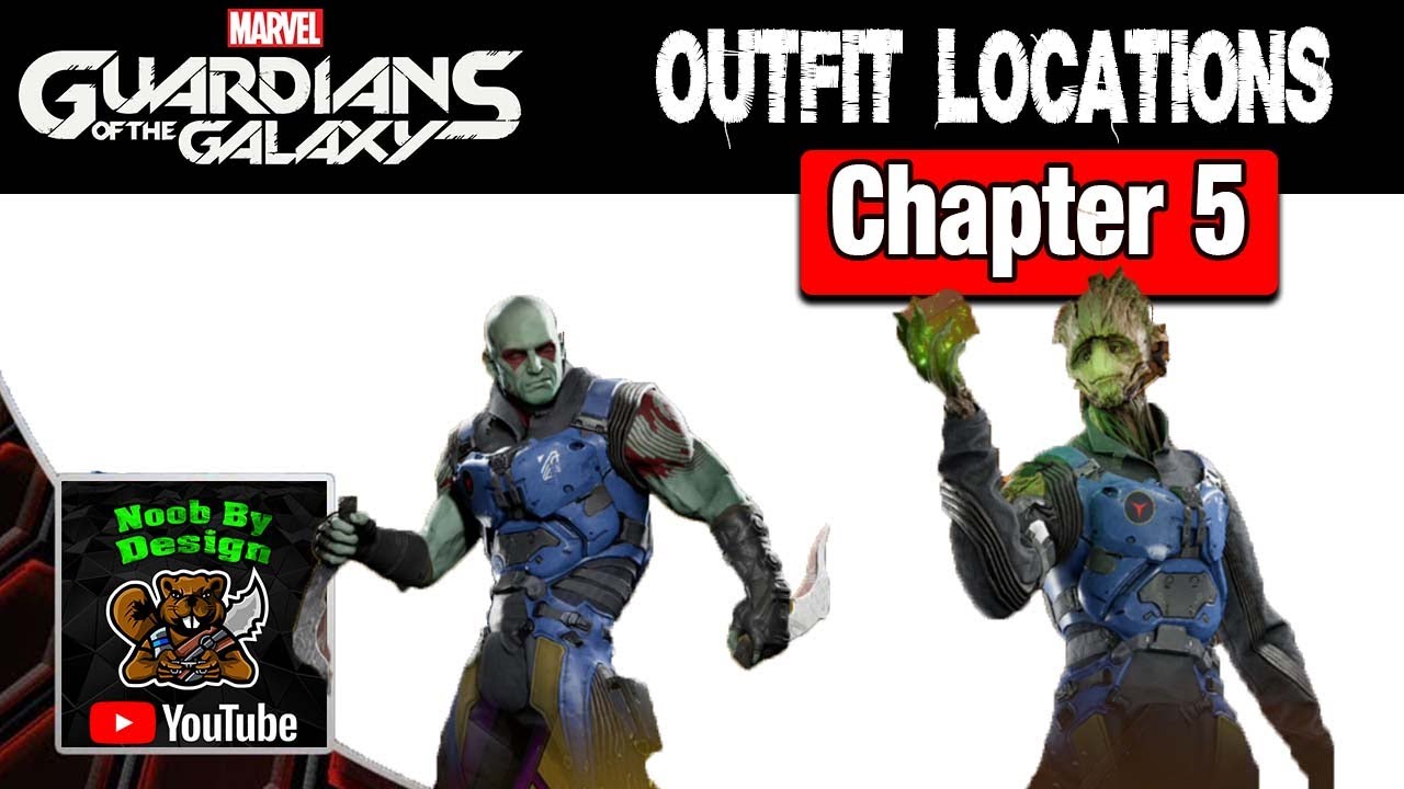 Guardians of the Galaxy - Outfit Locations - Chapter 5 - YouTube