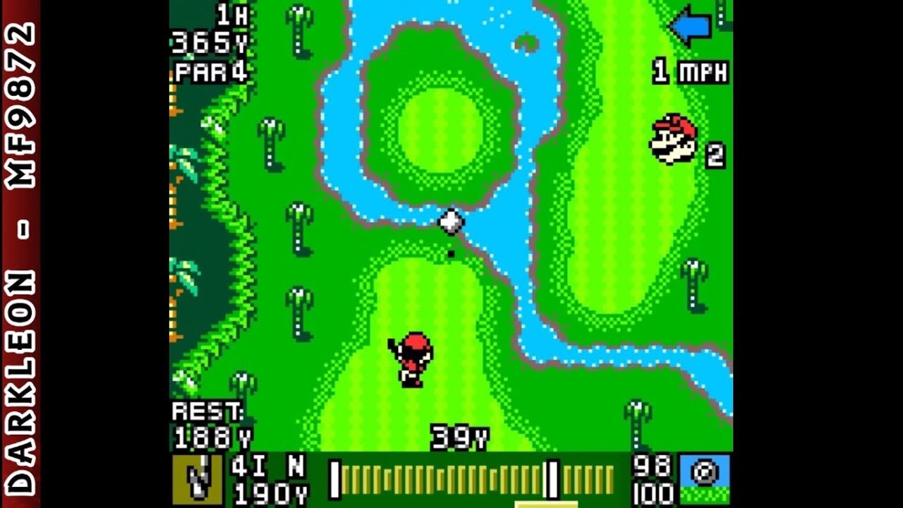 Game Boy Color - Mario Golf © 1999 Nintendo - Gameplay - YouTube