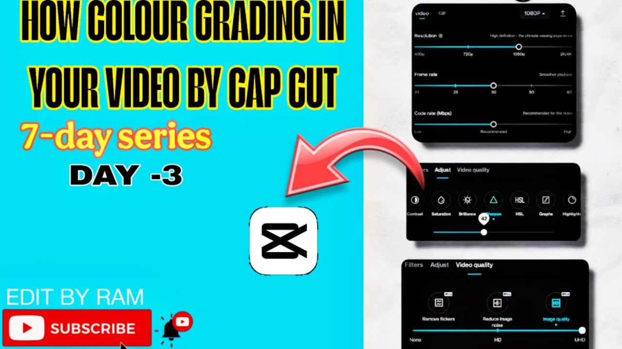 HOW COLOUR GRADING IN YOUR VIDEO BY CAP CUT PRO LONG PROCESS #capcutedit #capcutedittutorial # ...