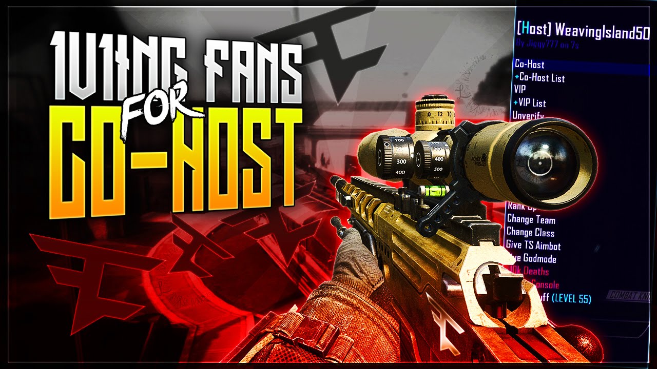 BLACK OPS 2 1V1ING FANS FOR MOD MENUS! - YouTube