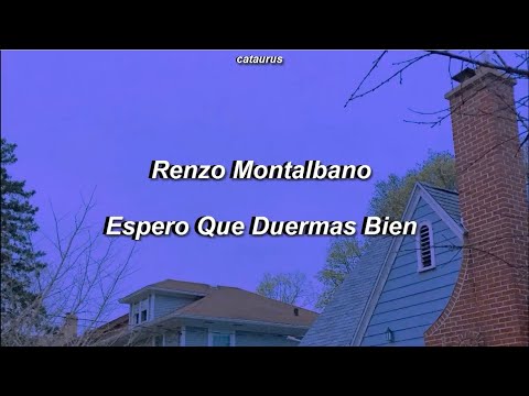 Espero Que Duermas Bien - Renzo Montalbano