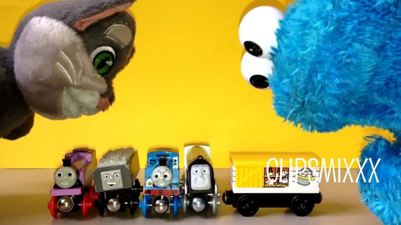 Thomas And Friends Talking Tom And Cookie Monster - YouTube