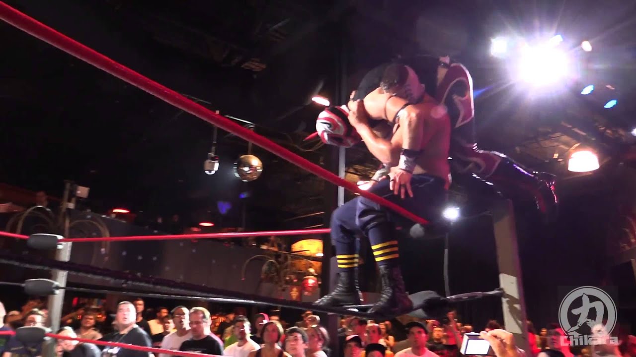 CHIKARA: Dasher Hatfield's top rope Grand Slam [The Immaculate Election ...