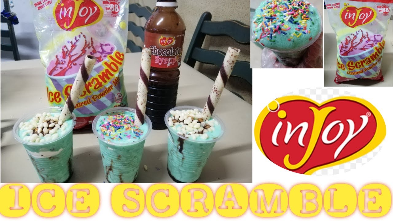 HOW TO MAKE INJOY ICE SCRAMBLE ||SKRAMBOL||JUANITA PERALTA - YouTube