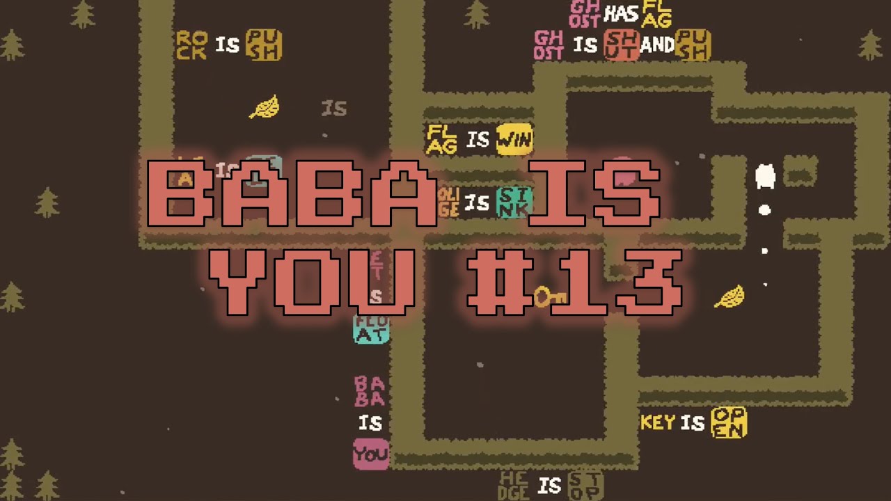 FOLIAGE IS SINK | BABA IS YOU ITA #13 - YouTube