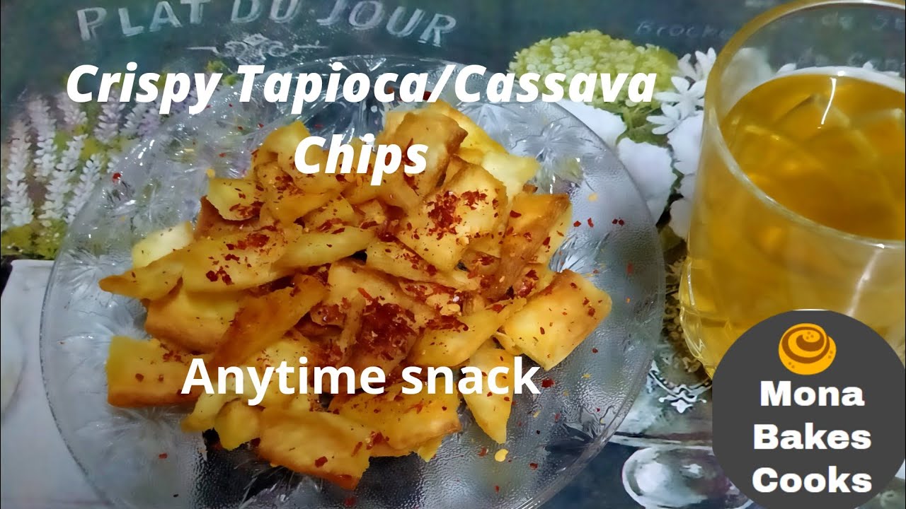 Crispy Tapioca Chips | Cassava Chips - YouTube
