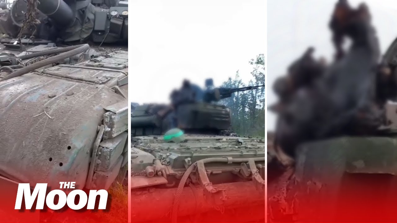 T-72M1 Czech TANK given to Ukraine, entire crew INCINERATED in Donetsk ...