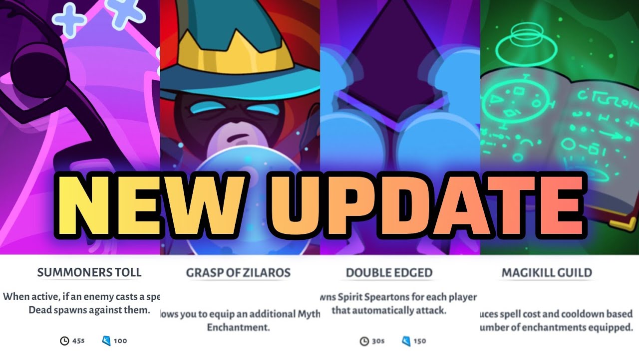 4 New Cards Has Been Added! Stick War: Saga New Update - YouTube