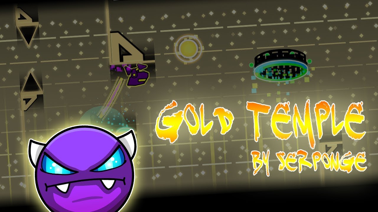 Gold Temple by Serponge (Easy Demon) | Geometry Dash - YouTube