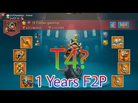 Title: 1 Years F2P Accout 😰 Overview | Insane Stats 😱Lords Mobile # ...