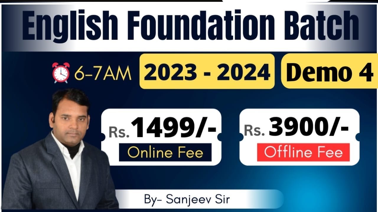 NEW FOUNDATION BATCH START (6a.m to 7a.m) Demo class - 4 - YouTube