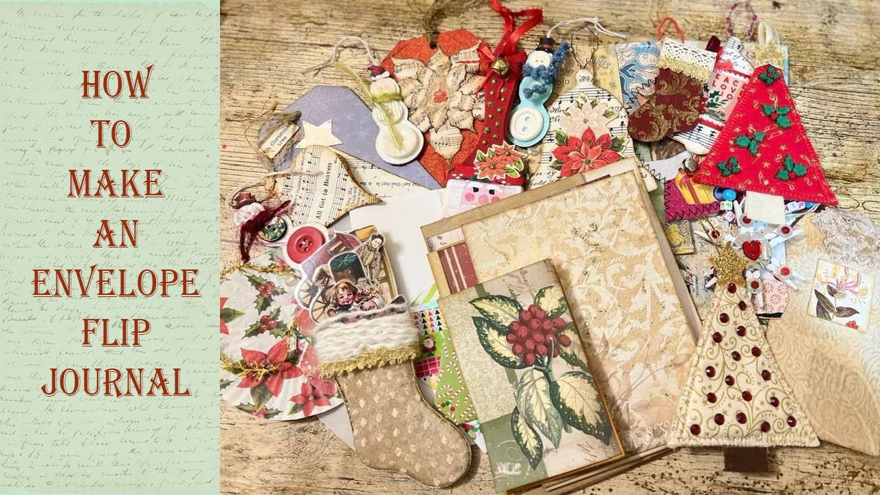 How To Make An Envelope Flip Journal - Part 1 Great Tutorial for ...