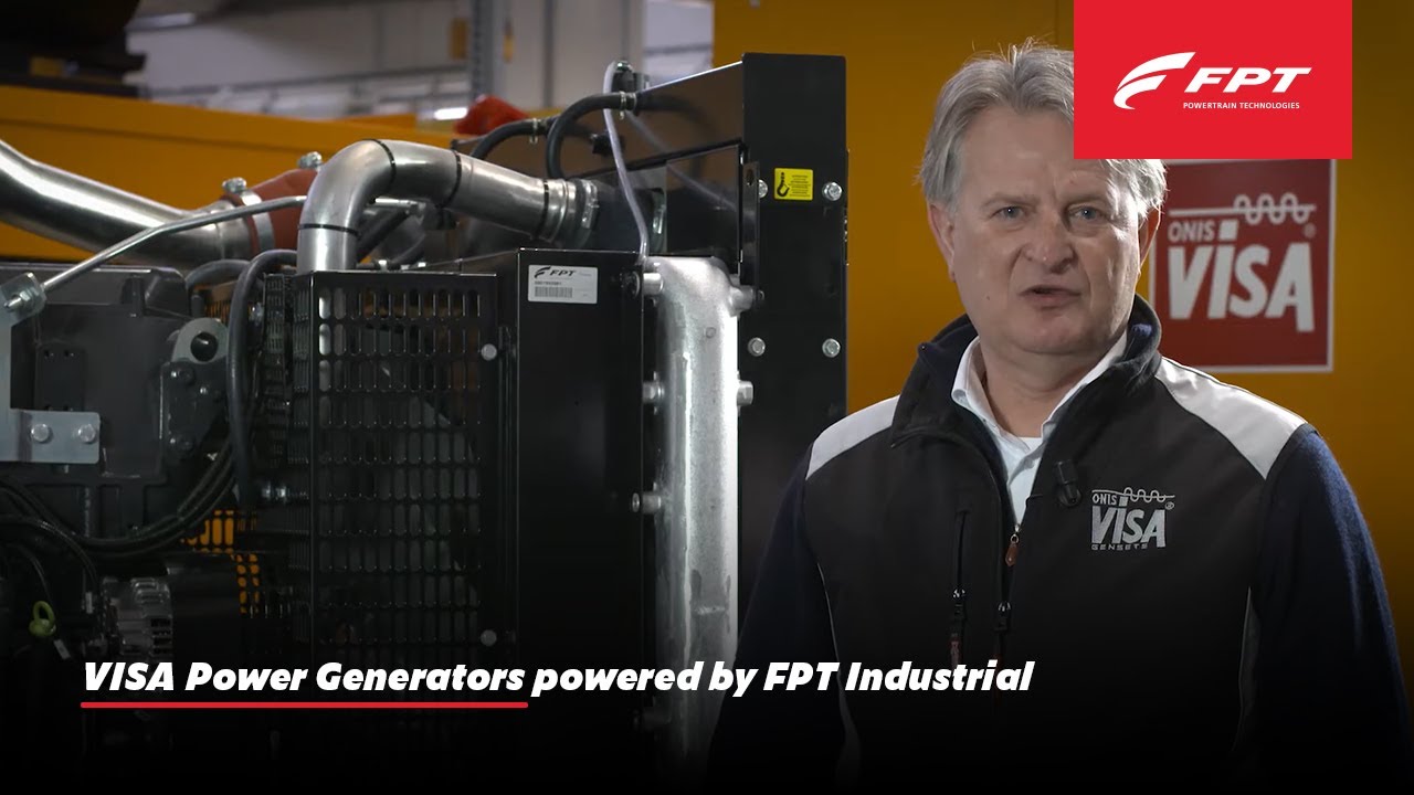 VISA Power Generators powered by FPT Industrial - YouTube