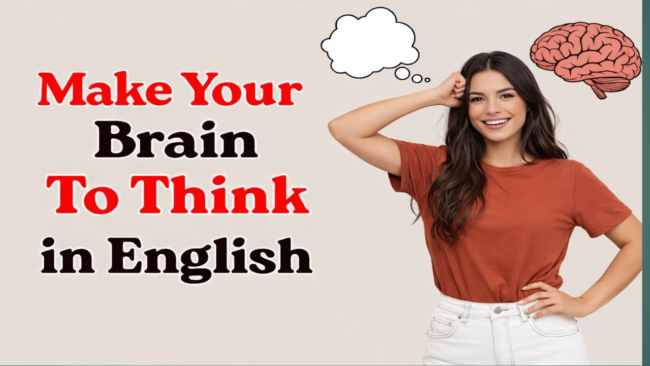 Make Your Brain Think in English | Train Your Mind to Speak English ...