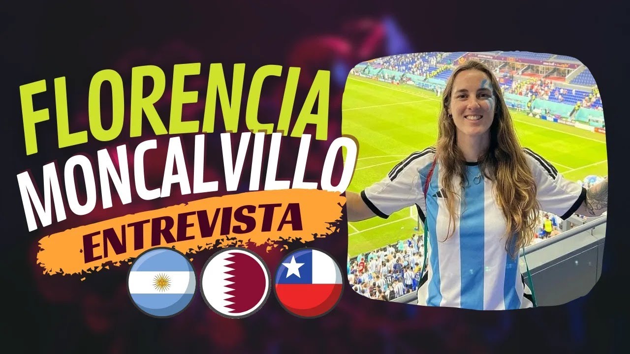 Florencia Moncalvillo un año después de Qatar 2022 sigue de viaje por el mundo - YouTube