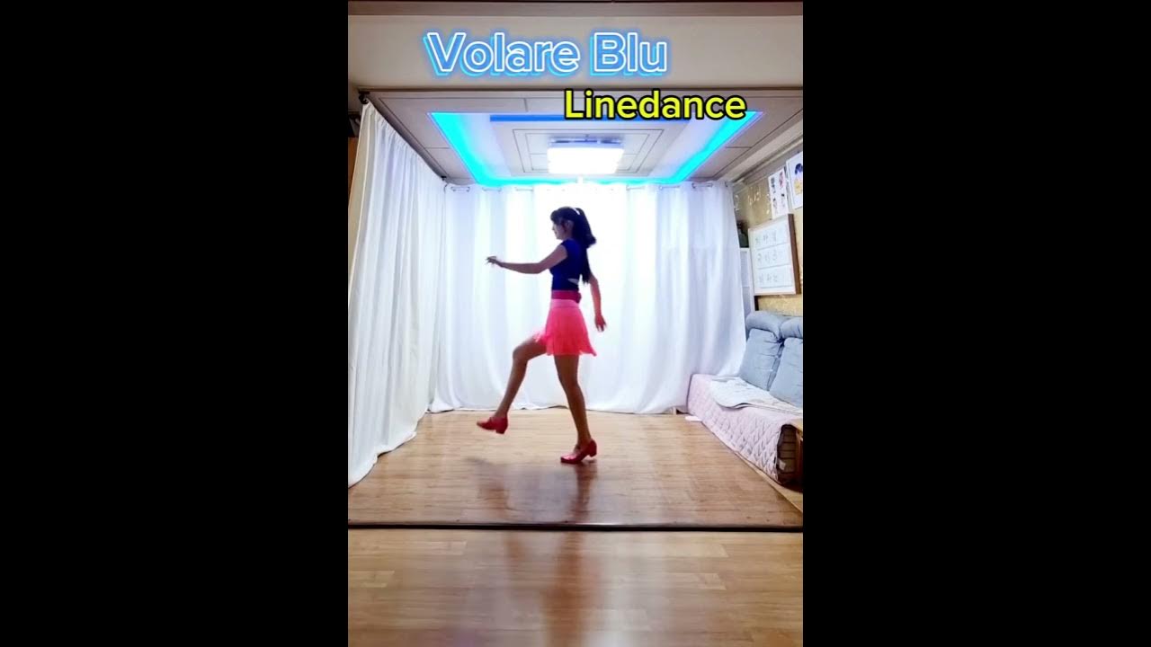Volare Blu Linedance/ Choreo:Kate Sala&Sandra Speck/초중급라인댄스/June2024 - YouTube