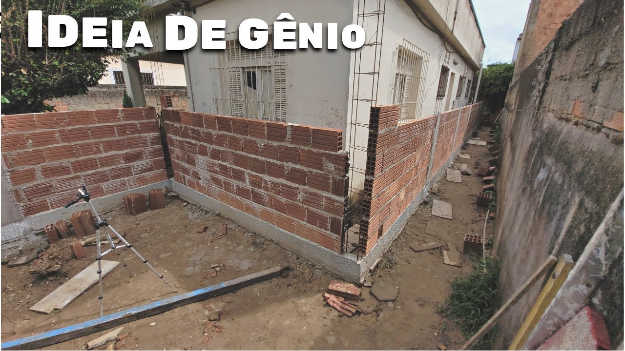 PEDREIRO TEM IDEIA DE GÊNIO NA CONSTRUÇÃO DE UM MURO! DEPOIS QUE FEZ ...