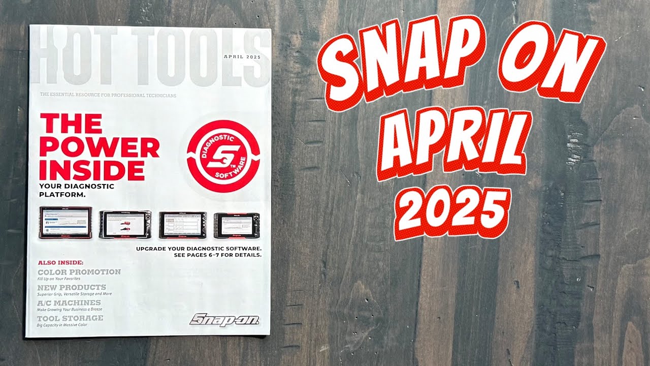 NEW Snap-on Tools April 2025 Flyer - Must See Deals! - YouTube