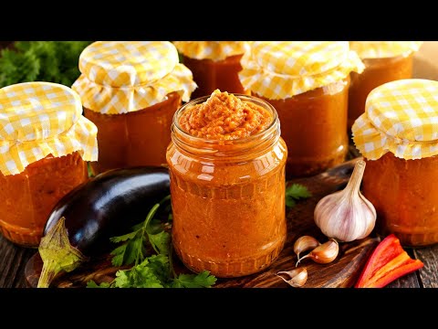 🍆Qışlıq Badımcan İkrası | Ən Dadlı və Asan Resept .Hər yay hazırlayıram . (Qısa hazırlıq)