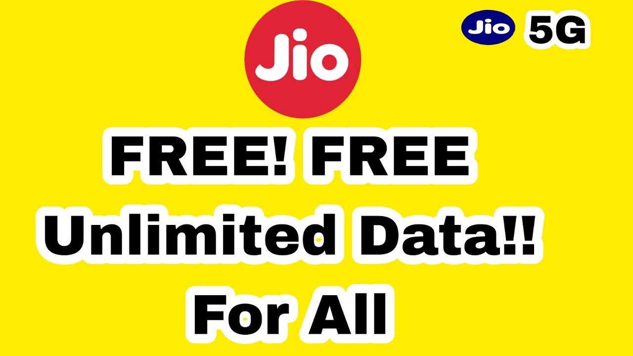 How to Get Unlimited 5G Data Form Jio 4G Sim card!! jio 5G Welcome ...