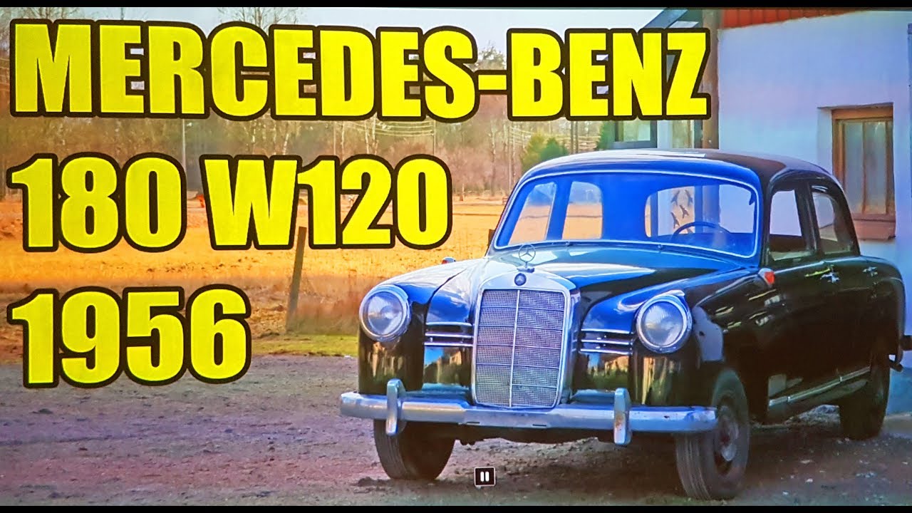 #15 Mercedes-Benz 180 1956 Ponton W120 Restoration Project Part 1 - YouTube