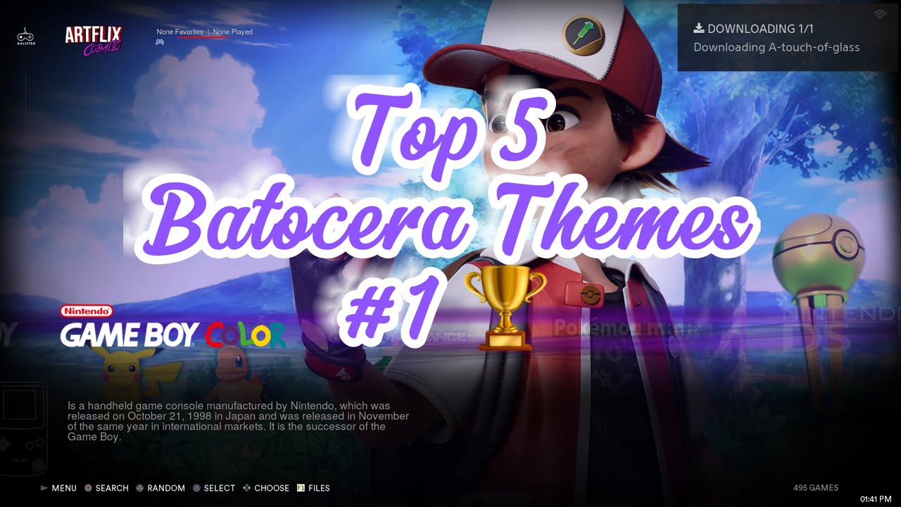 #1🏆 Top 5 Batocera Themes “Artflix Cobalto” - YouTube