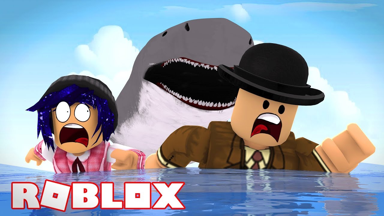 THIS IS THE END FOR CHELSEA AND I! Roblox Callum and Chelsea play shark ...