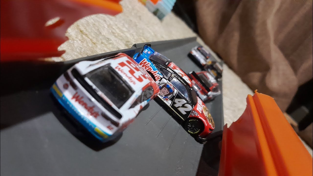 NASCAR Diecast Crash COMPILATION - YouTube