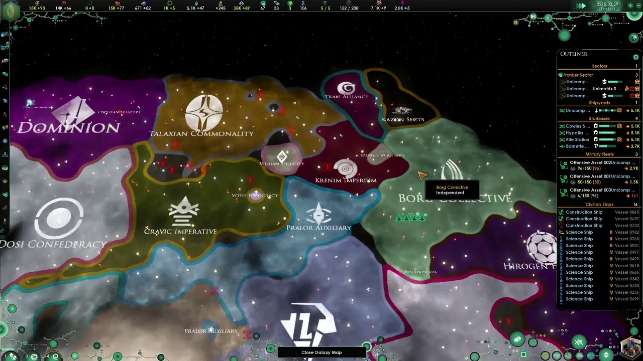 Stellaris: ST New Horizons (We are the Borg-pt4) - YouTube