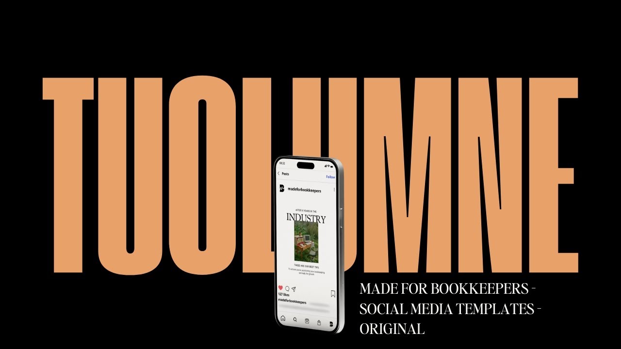 Instagram Templates for Bookkeepers - Tuolumne, Original Version - YouTube