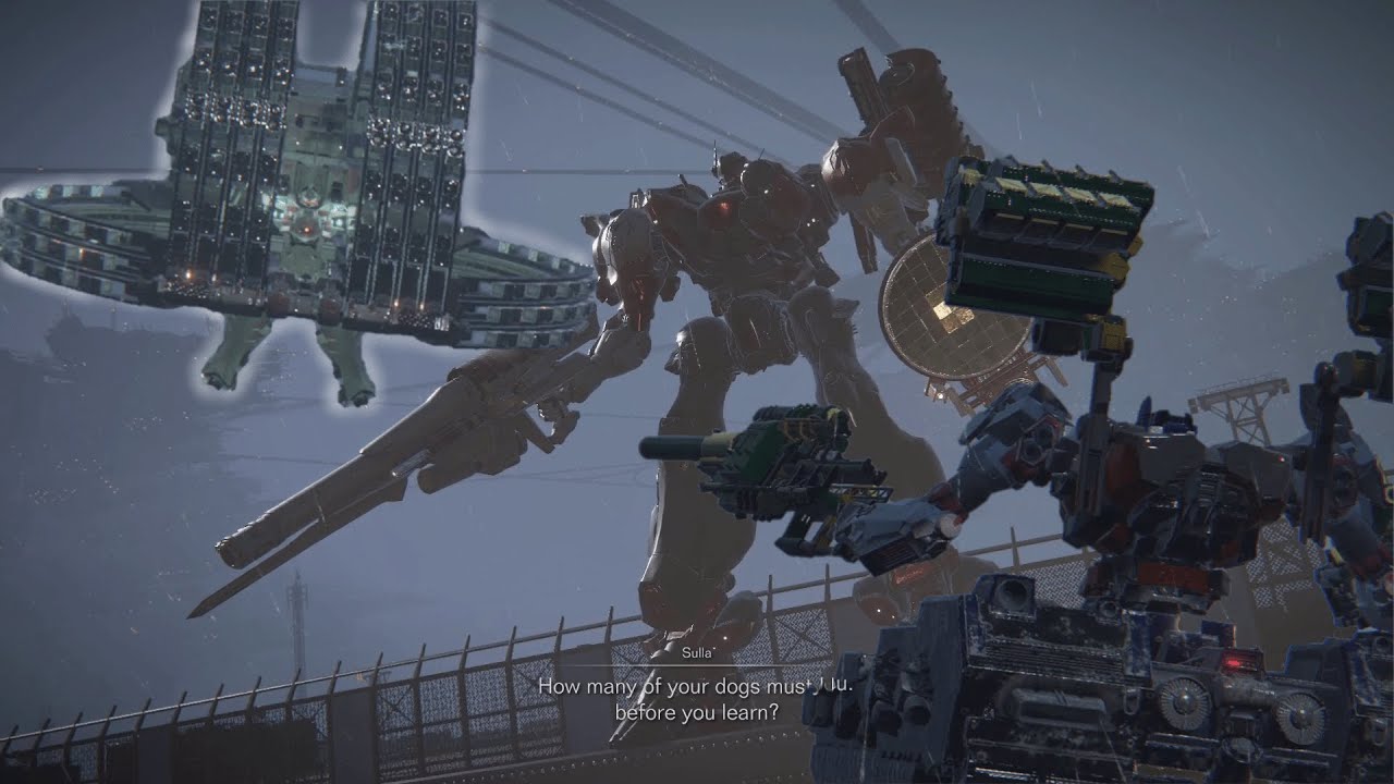Armored Core 6: Sulla AC and BALTEUS Boss Fight | Gameplay - YouTube