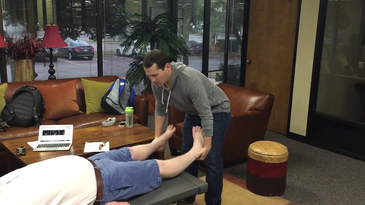 Gluteus medius muscle test for cuboid bone - YouTube