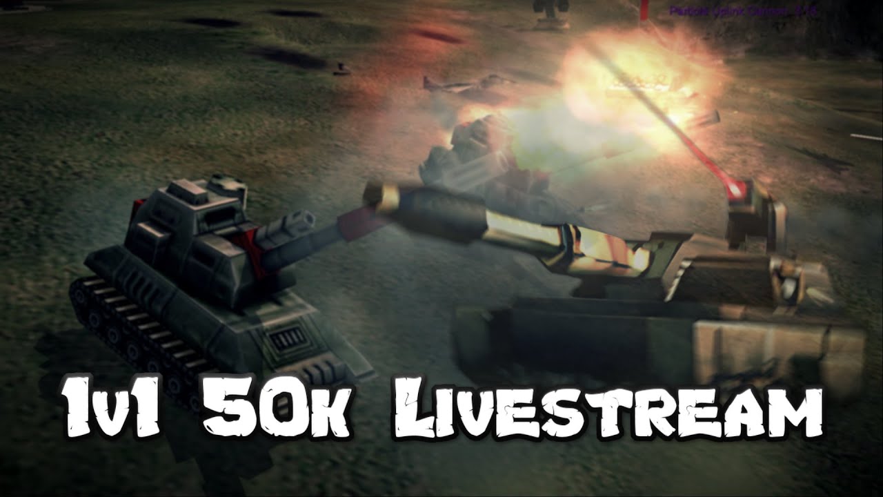 C&C Generals Zero Hour 1v1 50k Night Games - YouTube