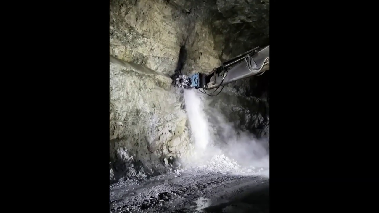 Limestone Mine Scaling - YouTube